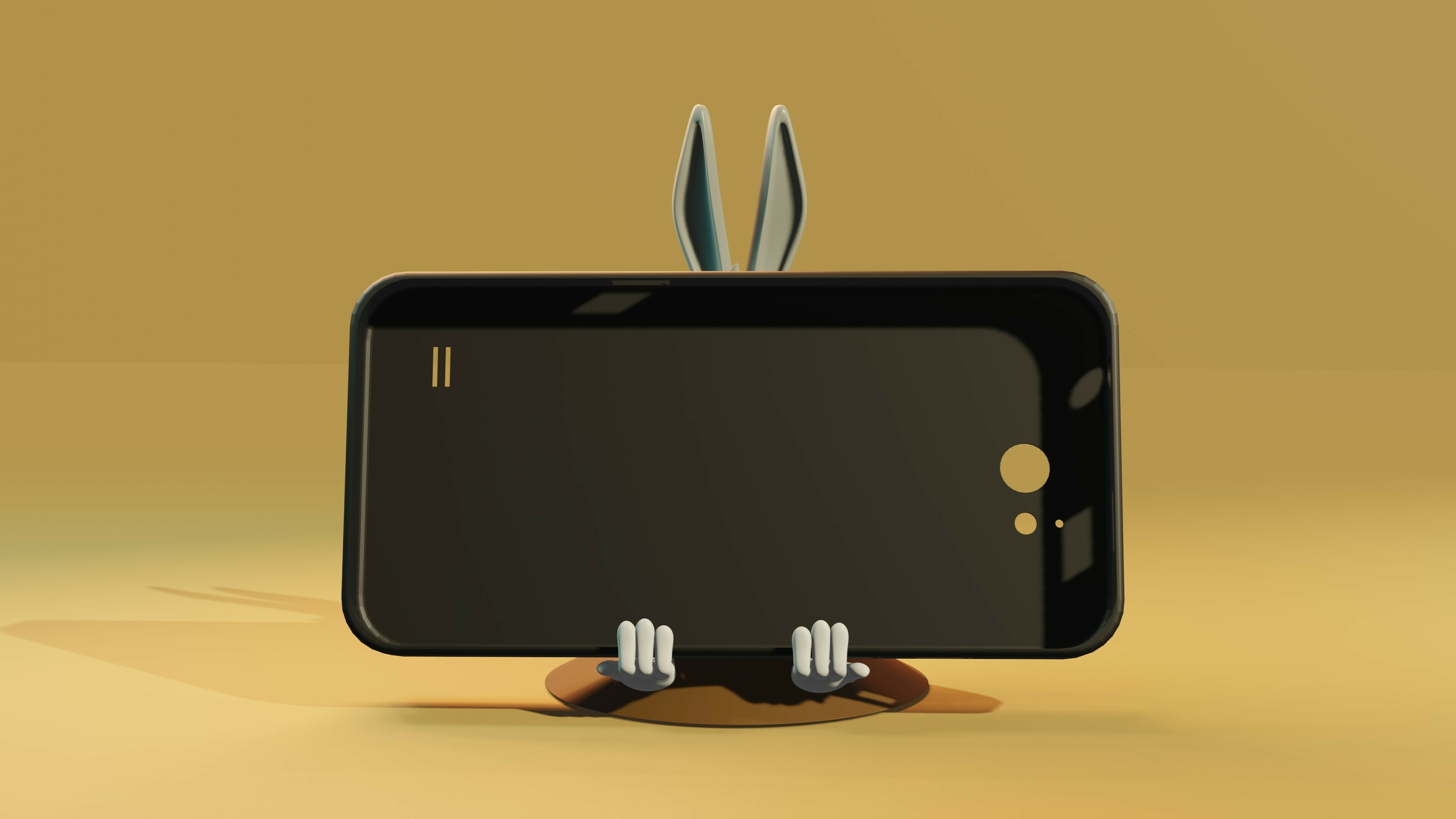 STL file Bugs Bunny phone holder・3D printer design to download・Cults