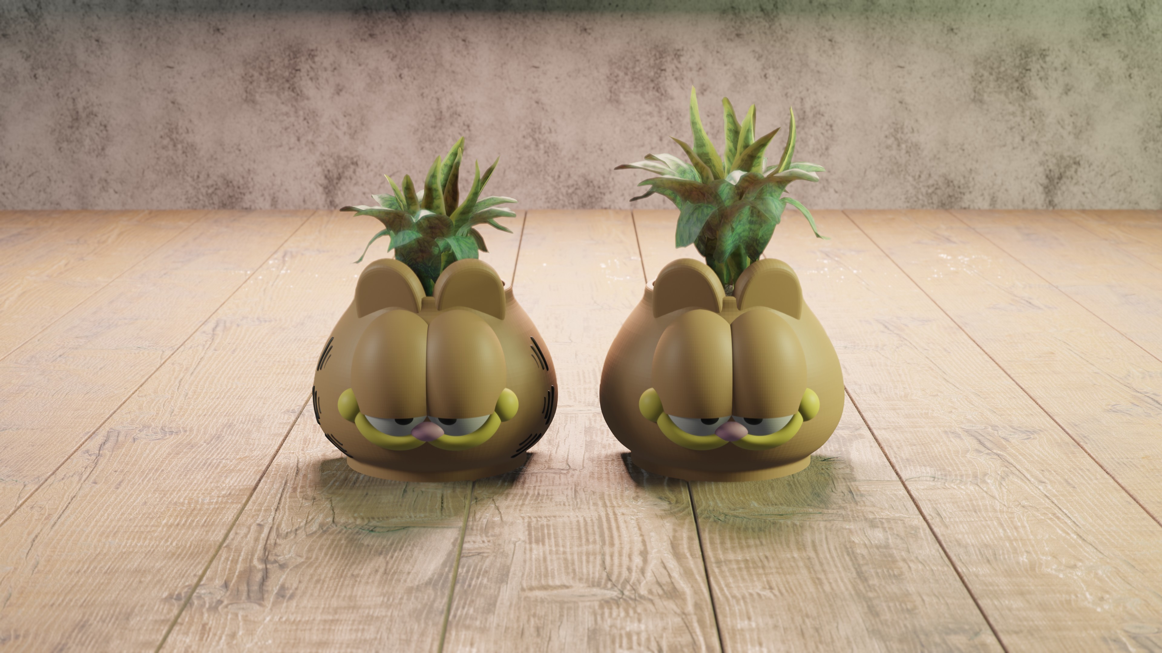 Download STL file Garfield pot • Design to 3D print ・ Cults