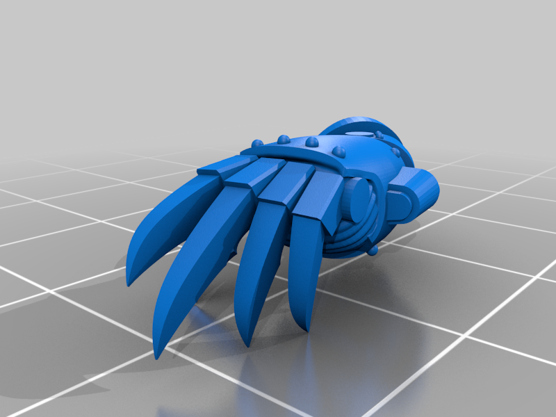 Free STL file Posable Lighning Claw Ver2 🎲・3D printing template to ...