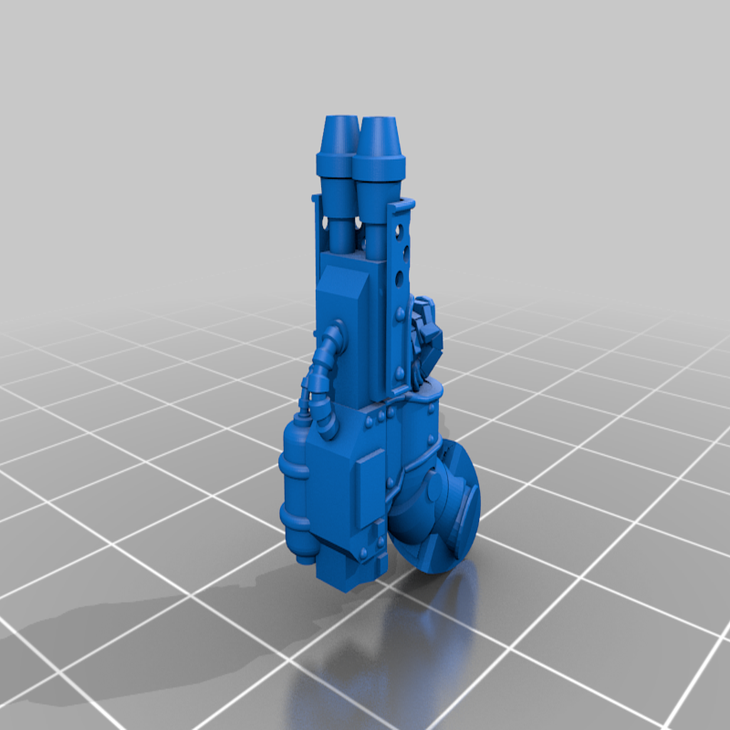 Free STL file One handed Heavy Flammer (Poseable) 🎲・3D printable design ...