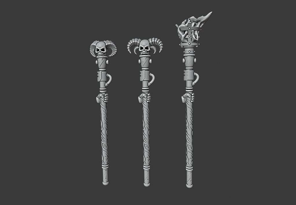 Free STL file Force Staves 🚗・3D printer design to download・Cults