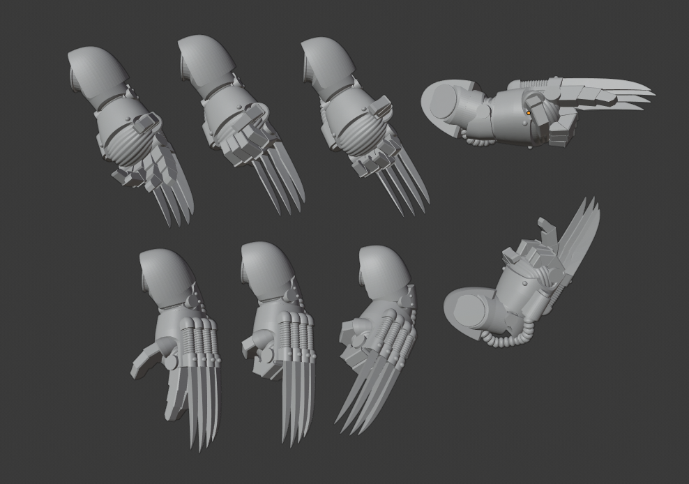 Free STL file Posable Lighning Claw Ver1 🎲・3D printer model to download ...