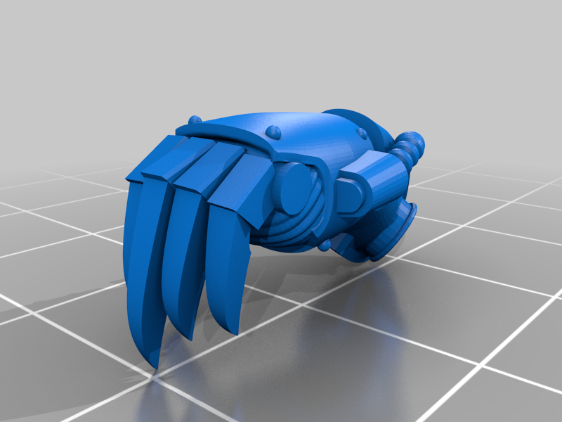 Free STL file Posable Lighning Claw Ver2 🎲・3D printing template to ...