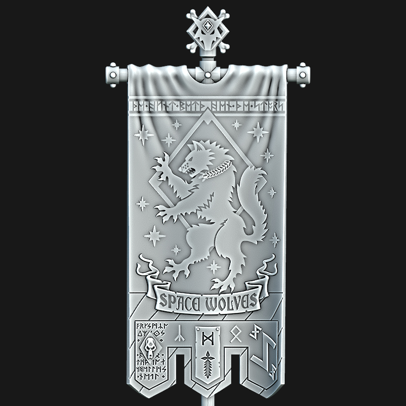 STL file SW Banner 🛰・3D print model to download・Cults