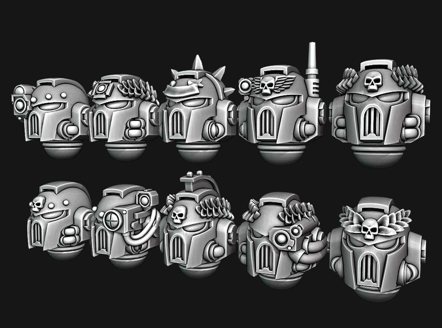 STL file Greek Errant Helmets 🏛️・3D print model to download・Cults