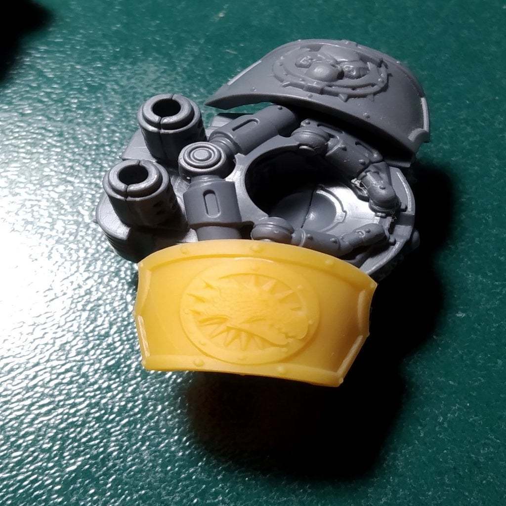 Free STL file Salamanders Centurion Shoulderpad 🎲・3D printing model to ...