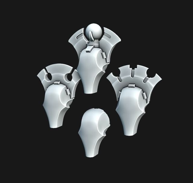 Free STL file Featureless Space Undead Heads・Design to download and 3D ...