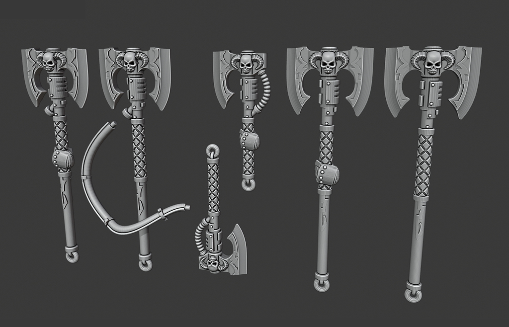 Free STL file Force Axes ⚔・3D printer design to download・Cults