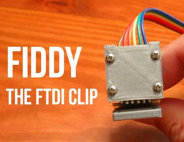 Free STL file Fiddy - the FTDI Clip 🔧・3D printer design to download・Cults