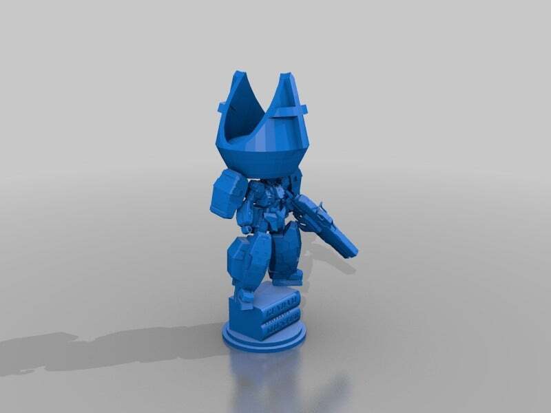 Free STL file Gundam Chess set 🤖・3D print design to download・Cults