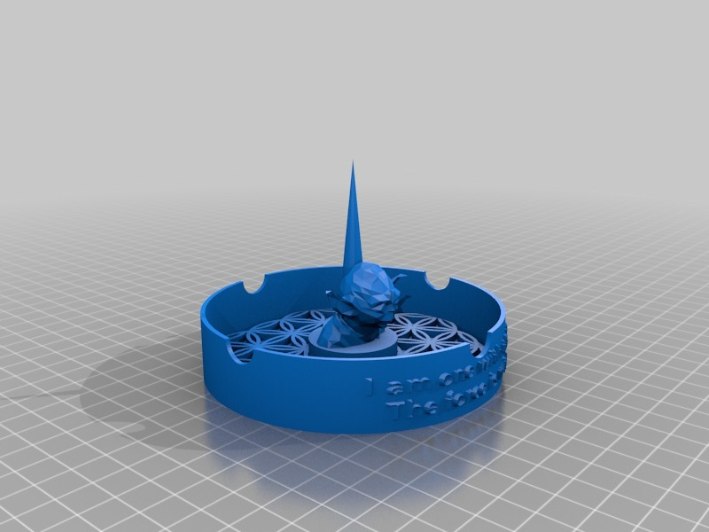 Free 3D file Yoda Star Wars - Ash Tray Debowler - Sacred Geometry・3D ...