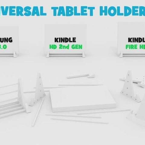 Download free STL Universal Tablet Holder ・ Cults