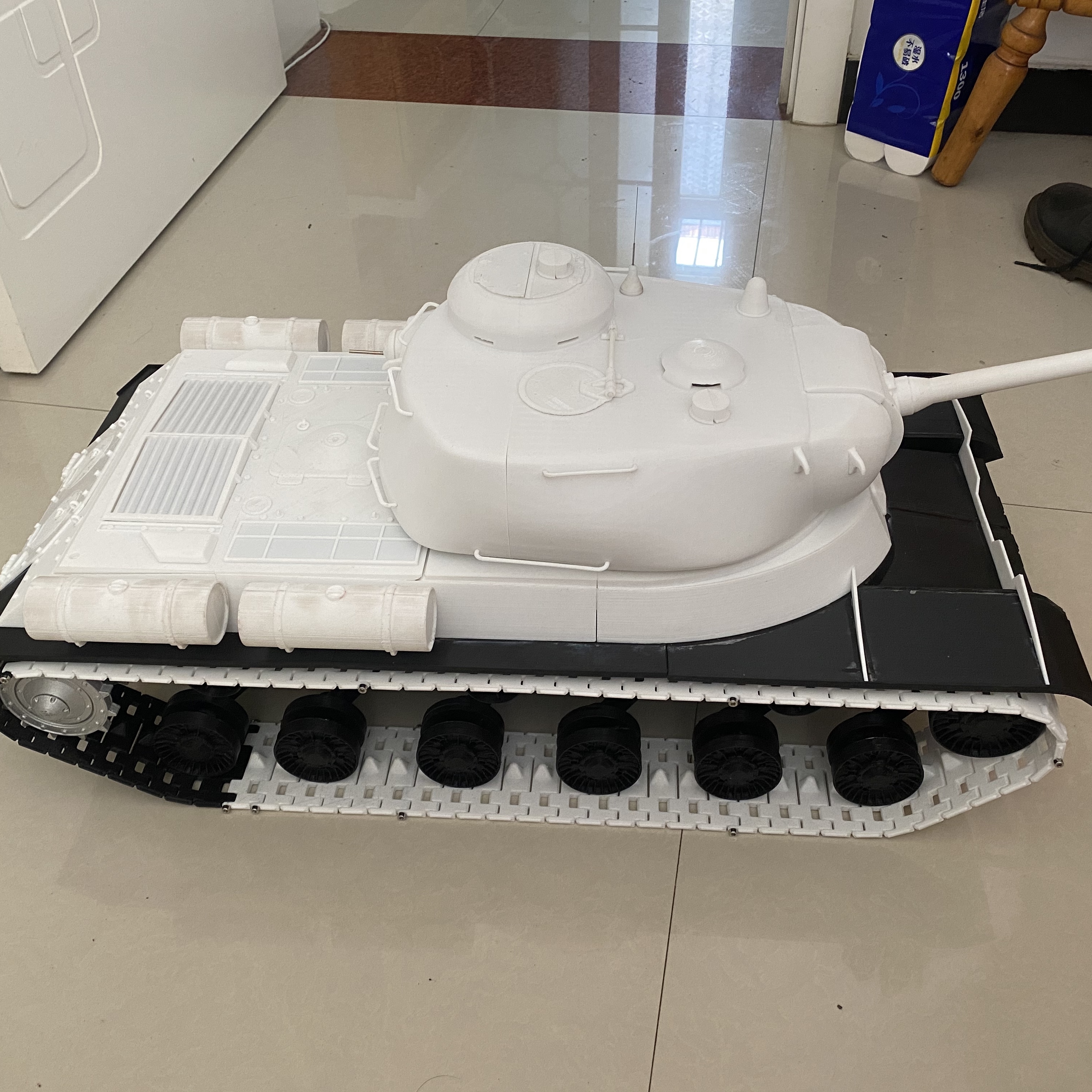 3D printable Cover for RC tank IS-1・Cults