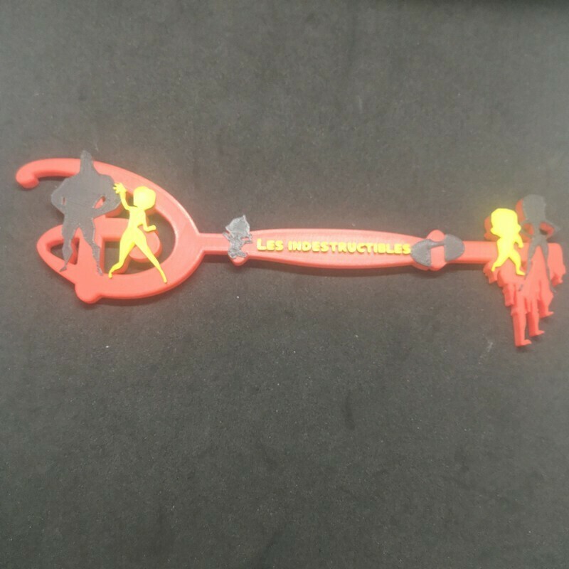 STL file Key under the disney theme - the indestructible ones・3D print ...