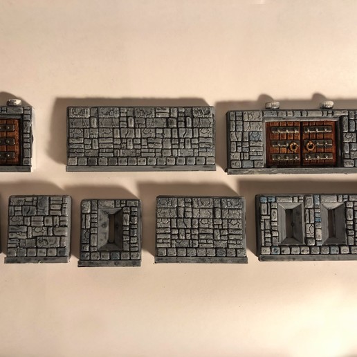 Download OBJ file Dungeon Kit • 3D printable design ・ Cults
