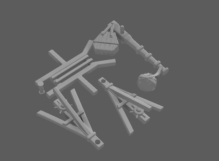 OBJ file Trebuchet・3D printable model to download・Cults