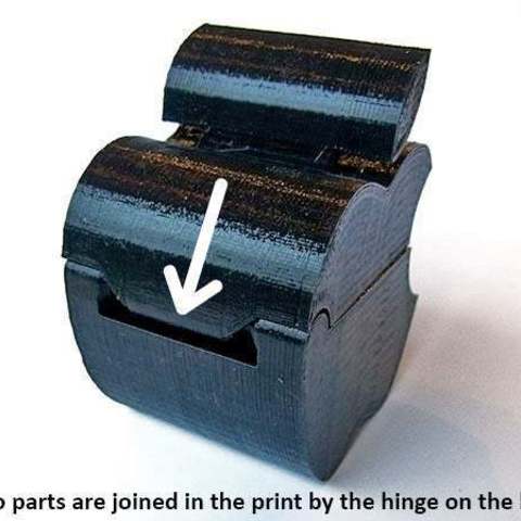 Download free STL file Apple Logo Flip-top Box • 3D printer template ...