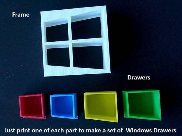 Free STL file Windows Drawers 🎂・3D print object to download・Cults