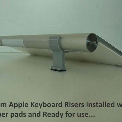 Download free 3D printer designs Apple Keyboard Risers ・ Cults