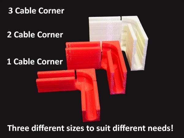 Free STL file Cable Corners... keep cables in corners! 🔌・Object to ...