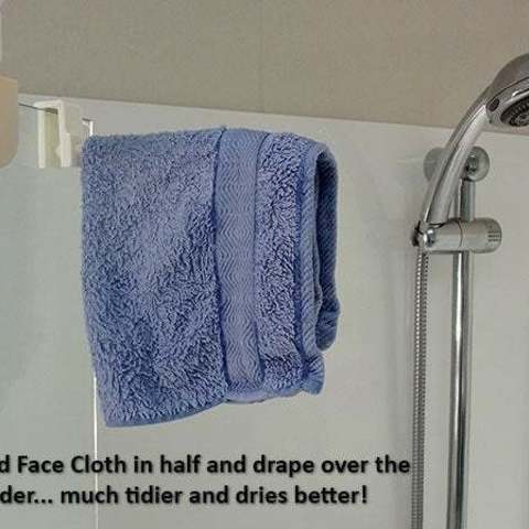 Download free STL file Tidy up your shower with Face Cloth Holders ...
