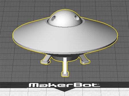 Free STL file UFO with Spinning Outer Disk 🛸・Template to download and ...