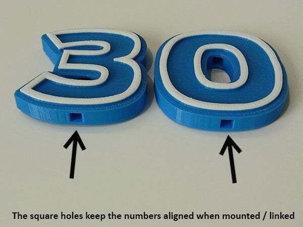 Free STL file Outstanding Numbers 🔢・Object to download and to 3D print ...