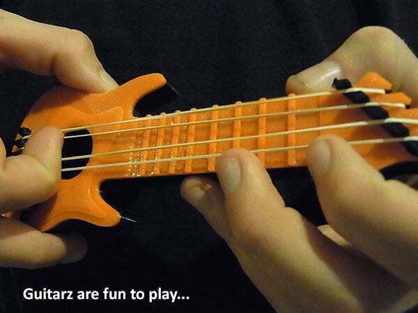 Free STL file Guitarz - Tunable and Playble Mini Guitars・Template to ...