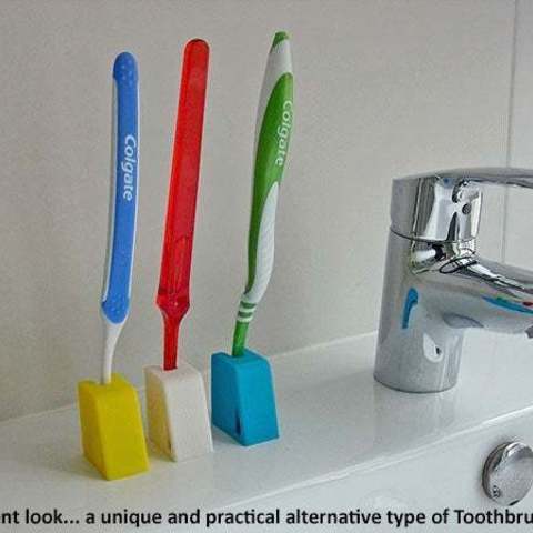 Download free 3D printer model Inverted Tooth Brush Stands ・ Cults