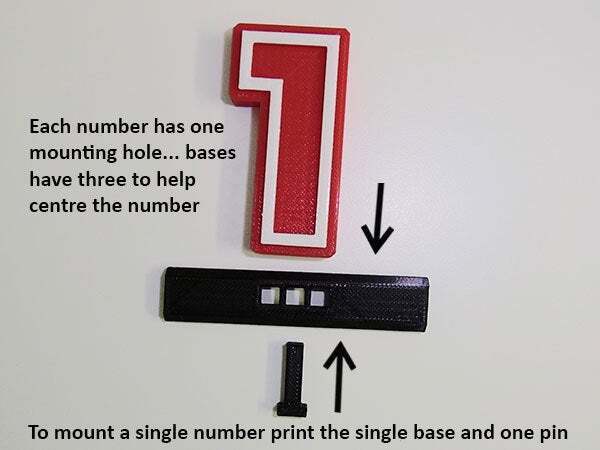 Free STL file Outstanding Numbers 🔢・Object to download and to 3D print ...