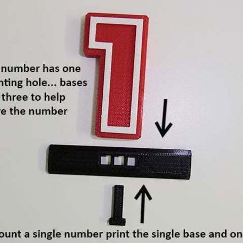 Download free 3D model Outstanding Numbers ・ Cults