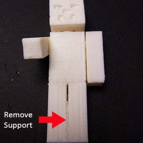 Download free 3D printer templates Minecraft Steve - One piece print ...