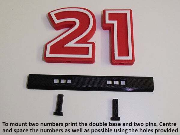 Free STL file Outstanding Numbers 🔢・Object to download and to 3D print ...