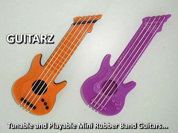 Free STL file Guitarz - Tunable and Playble Mini Guitars 🪕・Template to ...