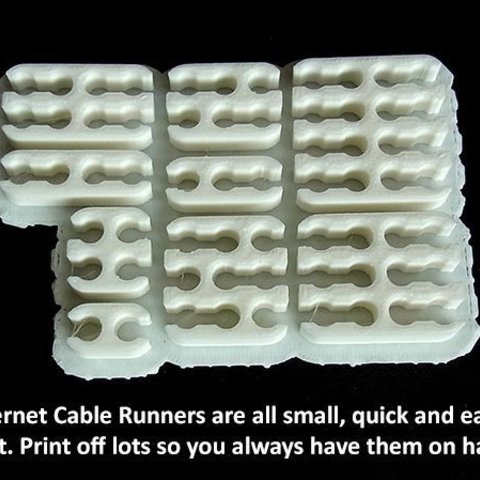 Download free STL Ethernet Cable Runners ・ Cults