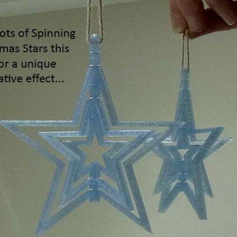 Download free 3D model Spinning Christmas Star ・ Cults