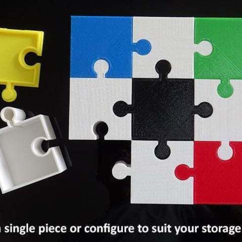 Free STL file Jigsaw Puzzle Containers ・ Cults