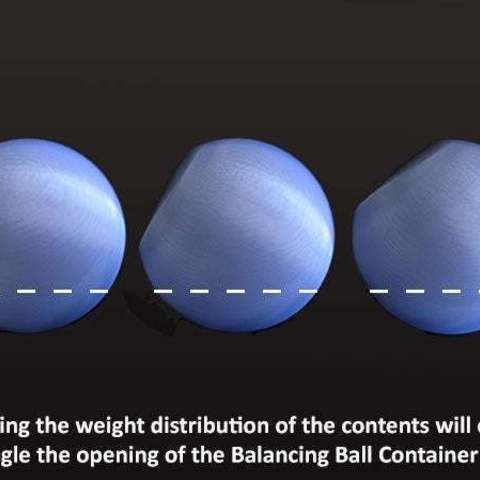 Descargar archivos 3D gratis Contenedor de Bolas de Equilibrio ・ Cults