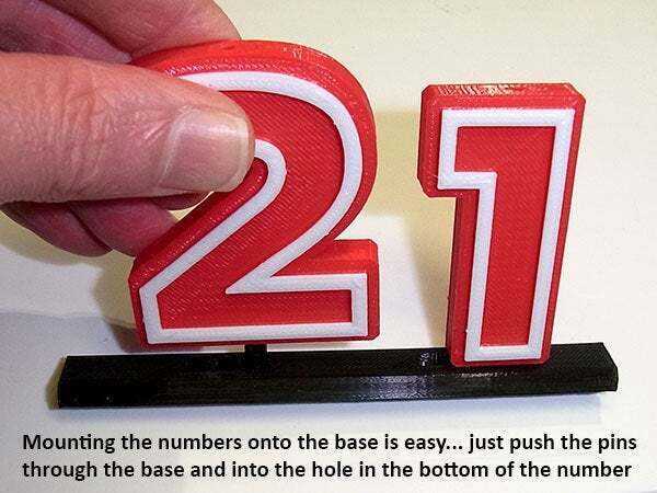 Free STL file Outstanding Numbers 🔢・Object to download and to 3D print ...