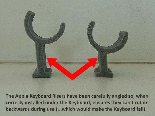 Free STL file Apple Keyboard Risers・3D printer model to download・Cults