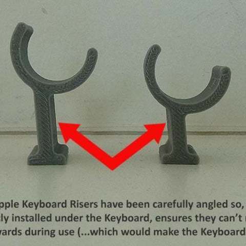 Download free 3D printer designs Apple Keyboard Risers ・ Cults