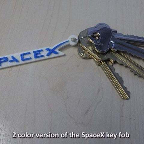 Download free 3D printer model SpaceX Key Fob ・ Cults