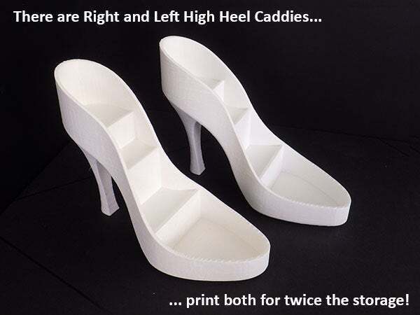 Free STL file High Heel Storage Caddy 🎂・Object to download and to 3D ...