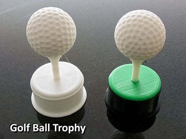Download free STL file Golf Ball Trophy • 3D printer model ・ Cults