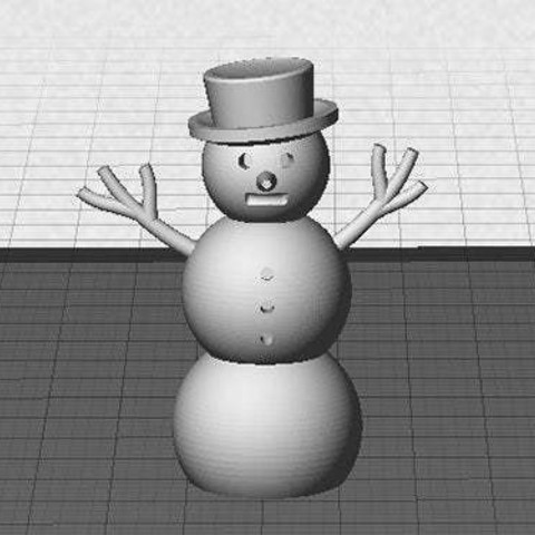 Download free STL file Snowman • Object to 3D print ・ Cults