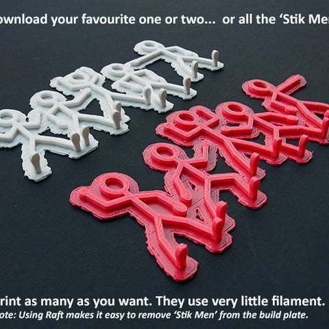 Download free 3D printer templates 'Stik Men' ・ Cults