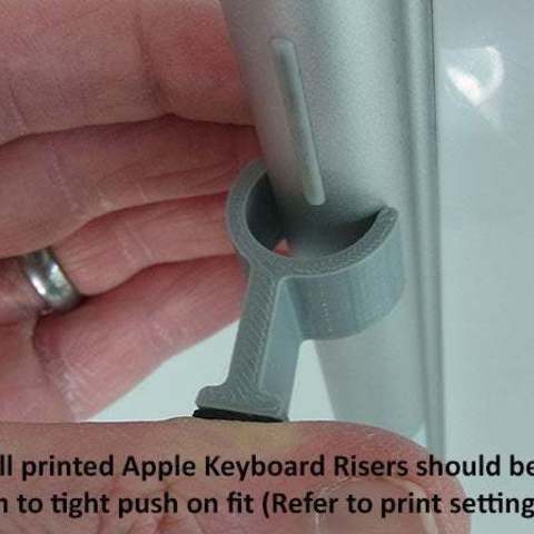Download free 3D printer designs Apple Keyboard Risers ・ Cults