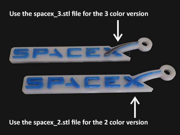 Free STL file SpaceX Key Fob・3D print model to download・Cults