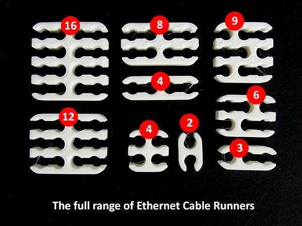 Free STL file Ethernet Cable Runners 🔌・Model to download and 3D print・Cults