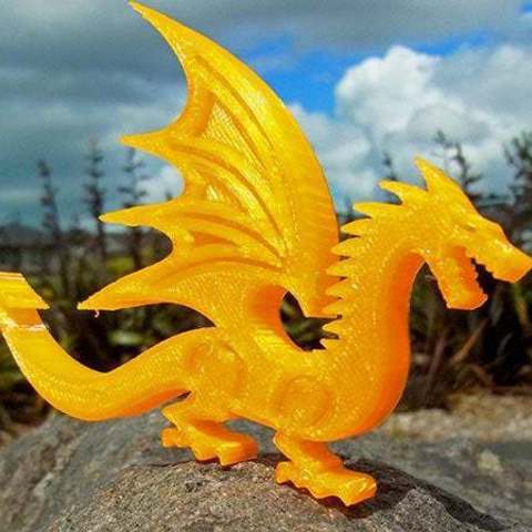 Download free STL file Dragon • 3D printable model ・ Cults